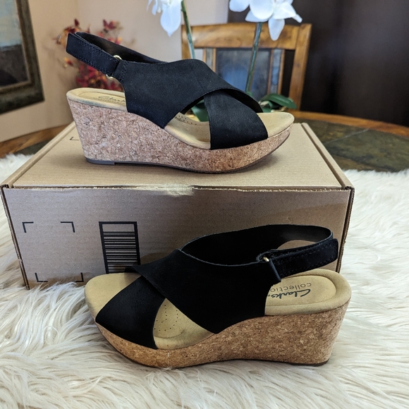 Clarks | Shoes | Clarks Wedge Sandal Size 8 | Poshmark